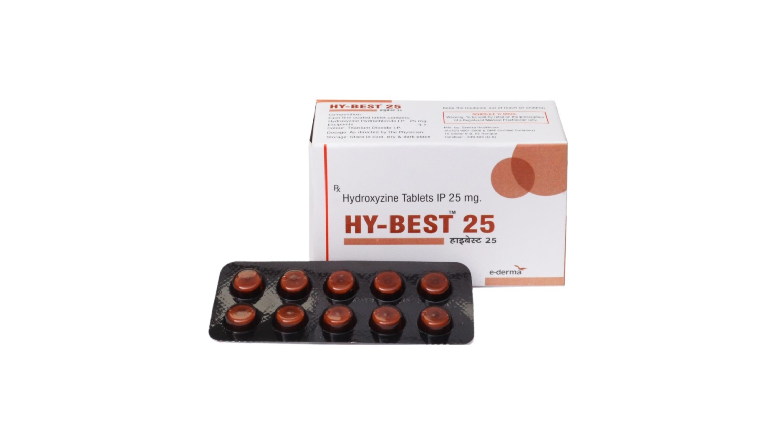 HYBEST-25 TABLET - Ederma Pharma | Dermatological Company In India ...
